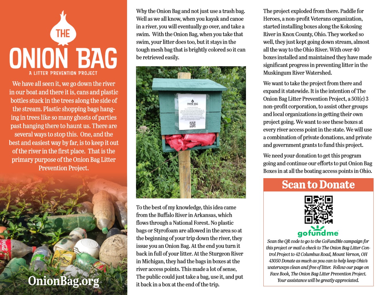 The Onion Bag Litter Prevention Project – Put litter in its place, with ...